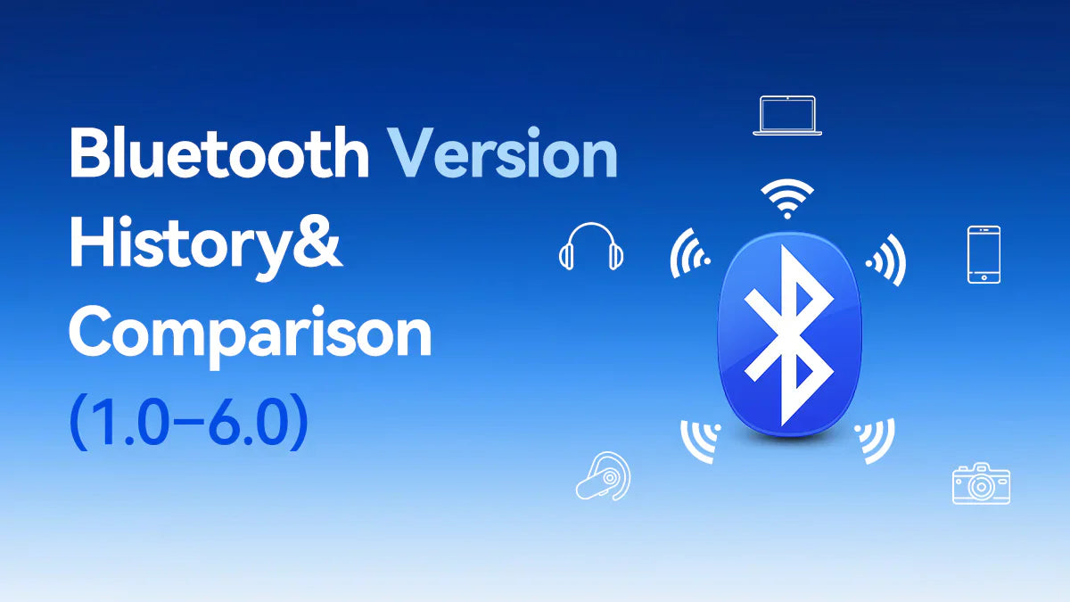Vollständige Bluetooth-Versionshistorie und Vergleich (1.0–6.0 ...